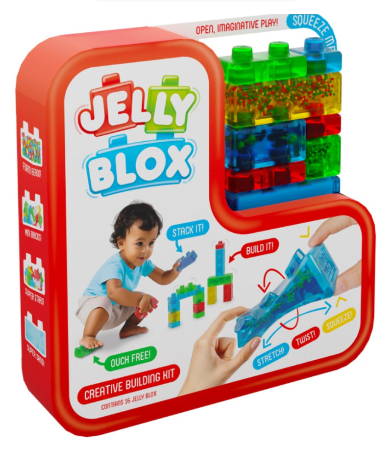 Jelly Blox Creative Kit – 16 flexible building blocks – Toys42hands